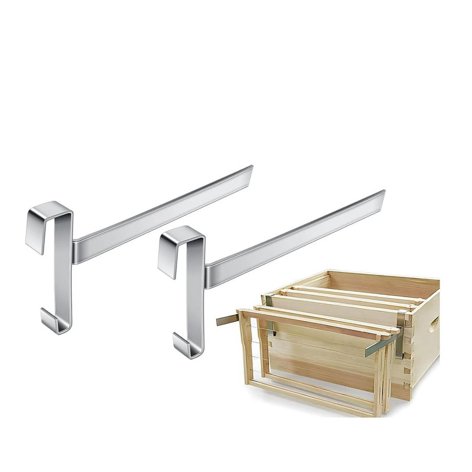 2 Pcs Beehive Frame Holder,Stainless Steel Perch,Full Capacity ...