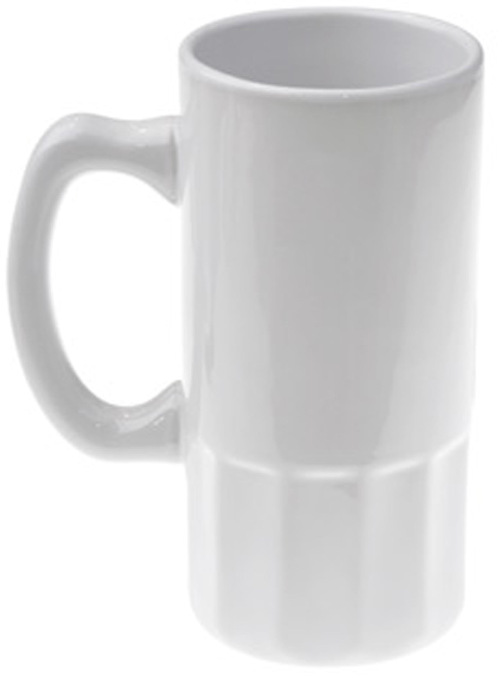 2 Pcs. Beer Blank White Ceramic Glass 20 oz. Mug Sublimation Heat ...
