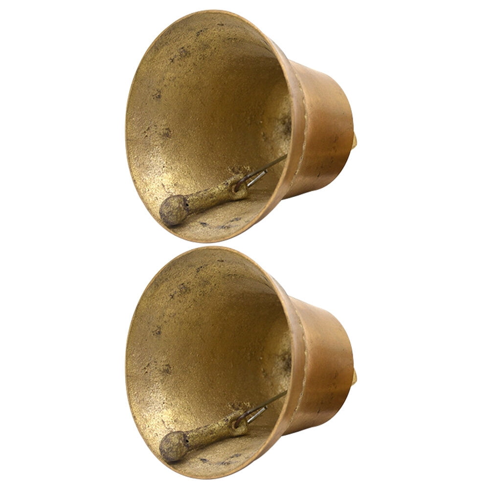 2 Pcs Bell Pendant Door Jingle of The Lid Vintage Ornaments Office ...