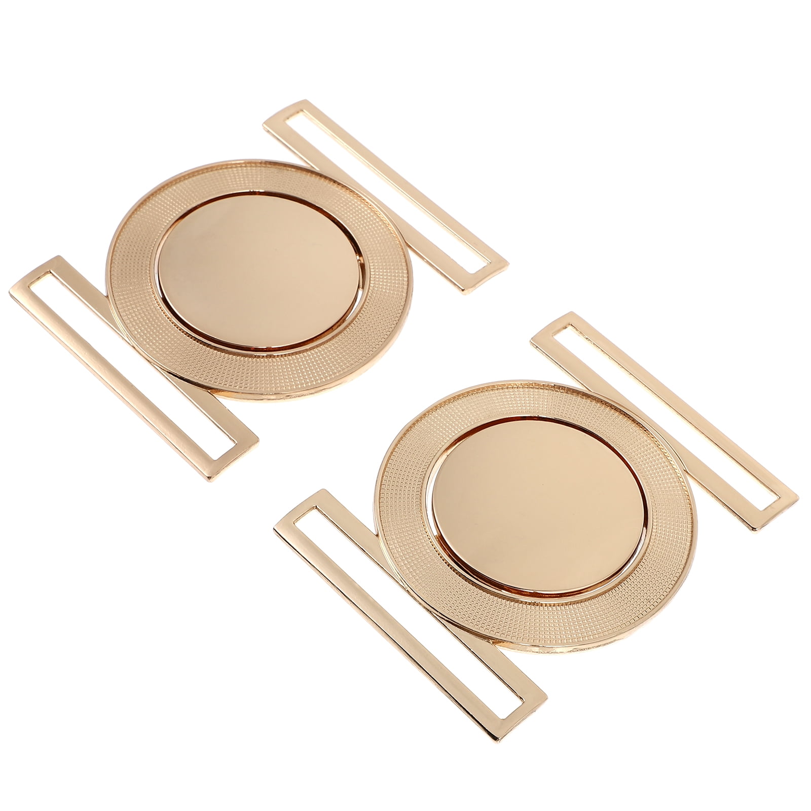 2pcs Zinc Alloy Belt Buckles Interlocking Cloth Decorative Buckles ...