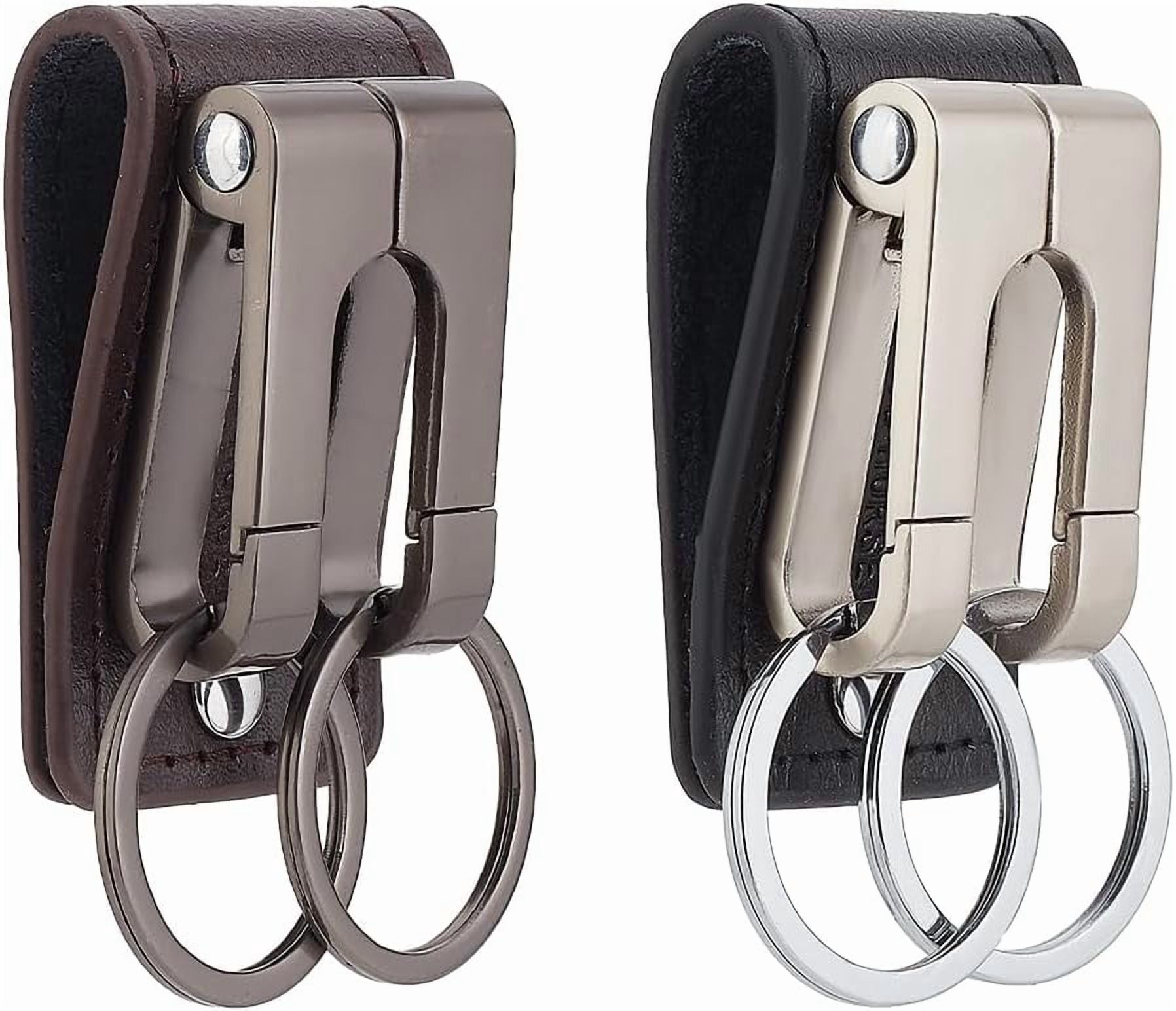 2 Pcs Belt Key Holder for Men Women Heavy Duty Keychain with 2 ...