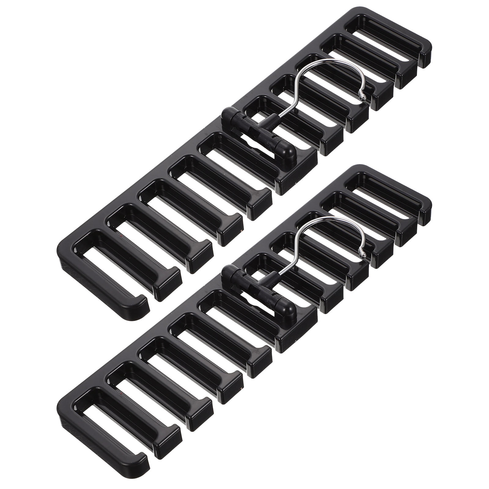 2 Pcs Belt Storage Rack Multi-function Tie Hanger Holder Racks Scarf ...