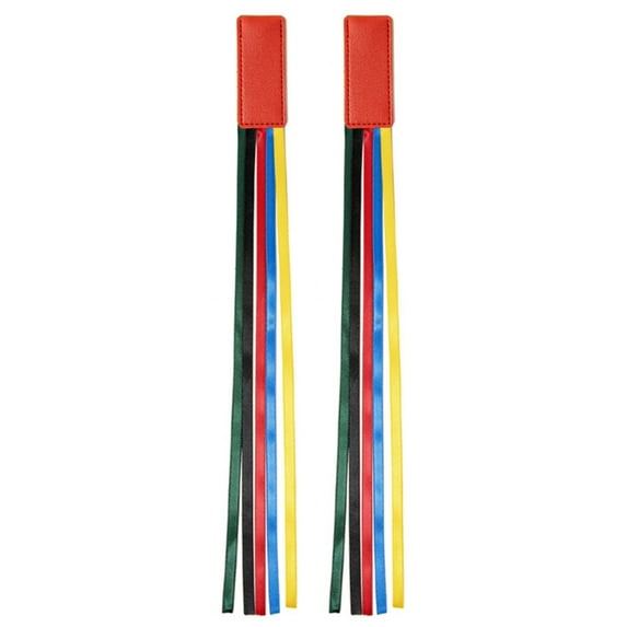 2 Pcs Bible Bookmarks PU Leather Bookmarks Colorful Ribbon Book Reading ...