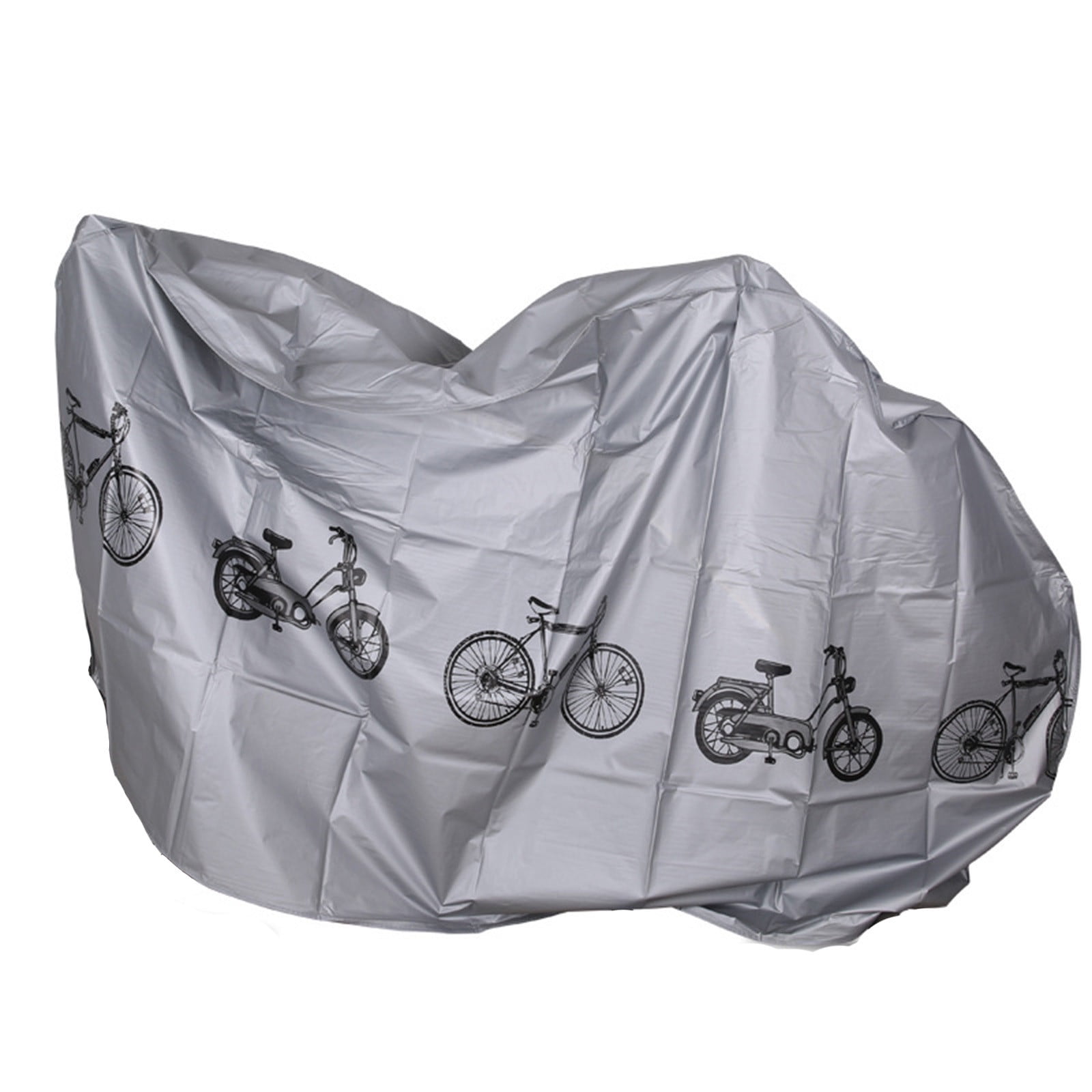 2 Pcs Bicycle Cover Waterproof Windproof UV Protection with Lock Hole - Durable Polyester Rain ...