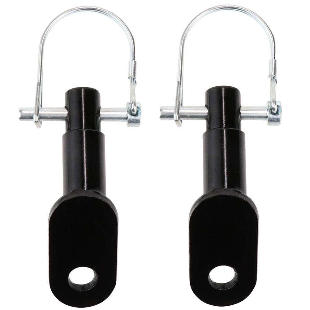 2 Pcs Traction Head Bike Trailer Coupler Bikes Hitch Connector Cycling Adapter Stroller Rear ...