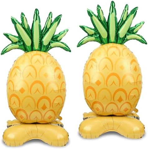 2 Pcs Big Pineapple Balloons, 59 Inch Standing Inflatable Pineapple ...