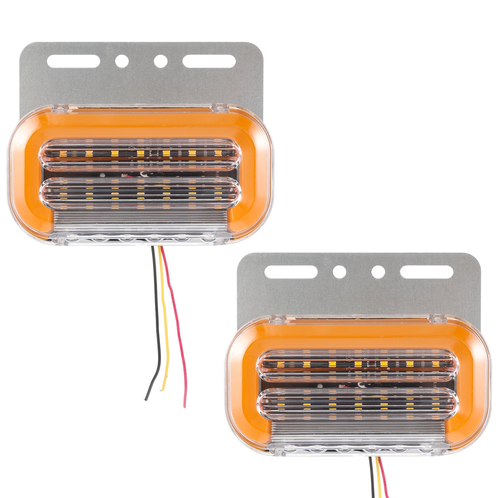 Raindrops 2 Pcs Car LED Light Car Side Lamp Signal Light Warning Light ...