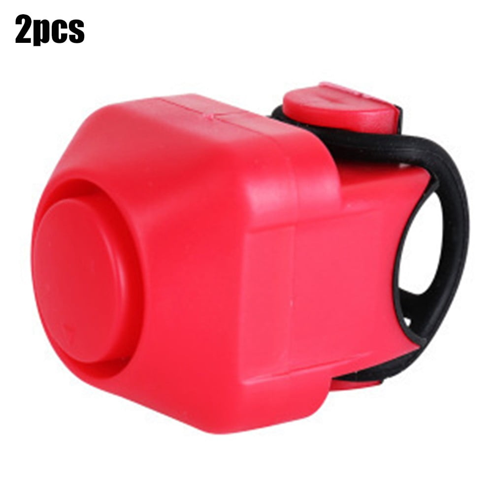 2 Pcs Bike Electronic Loud Horn Warning Safety Electric Bell Handlebar ...