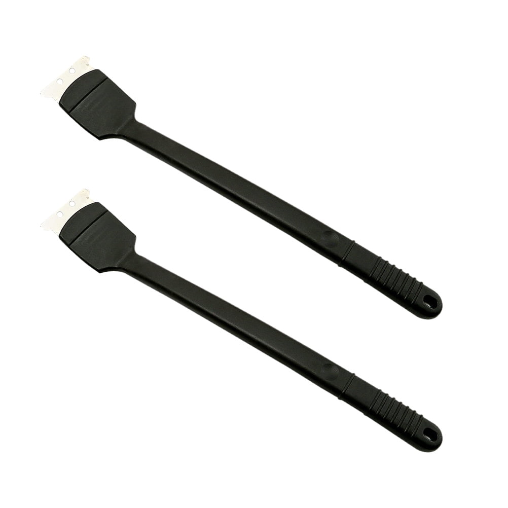 WEUVEB Bird Droppings Cleaning Tool, Black, Metal, Long Handle, 2Pcs ...