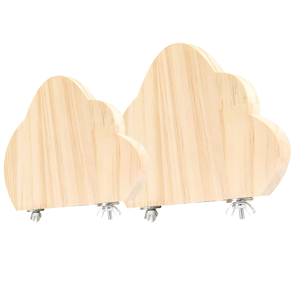 2 Pcs Bird Platform Perch Pet Springboard Small Animal Climbing Toy ...