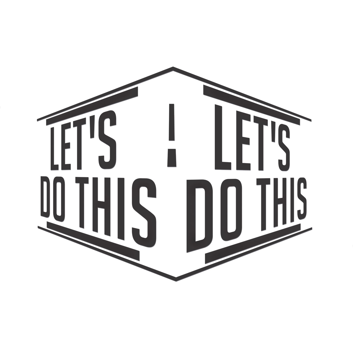 (2 Pcs, Black, 1'' X 0.8'') Transparent Adhesive Decal Sticker Of Let'S ...