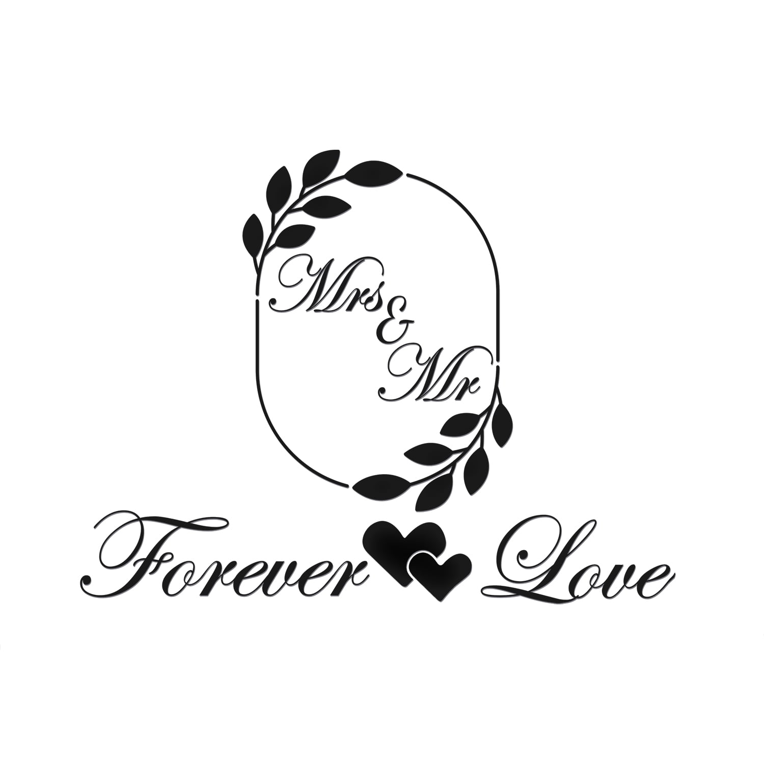 (2 Pcs, Black, 10.5'' X 8'') Transparent Adhesive Decal Sticker Of Mr ...