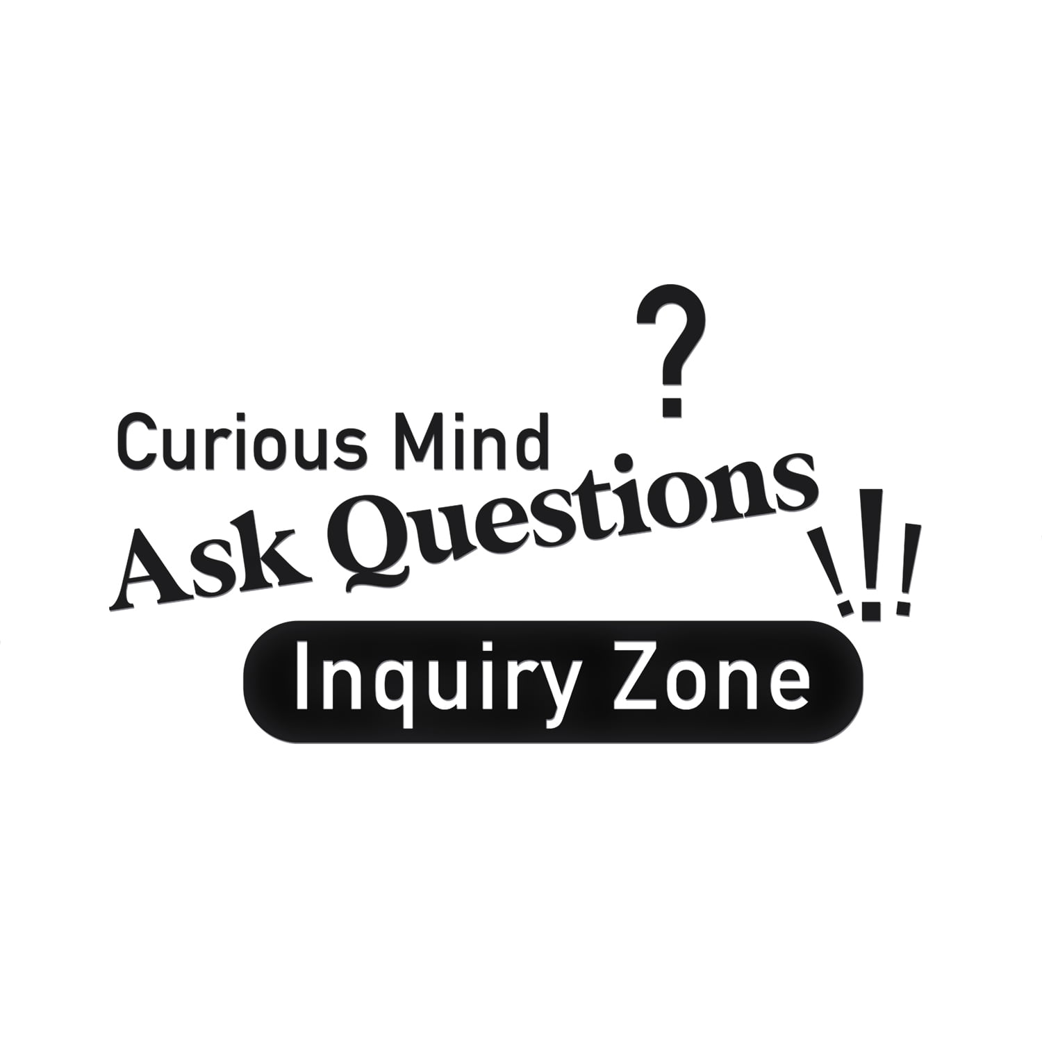 (2 Pcs, Black, 6.8'' X 3.8'') Transparent Adhesive Decal Sticker Of Ask ...