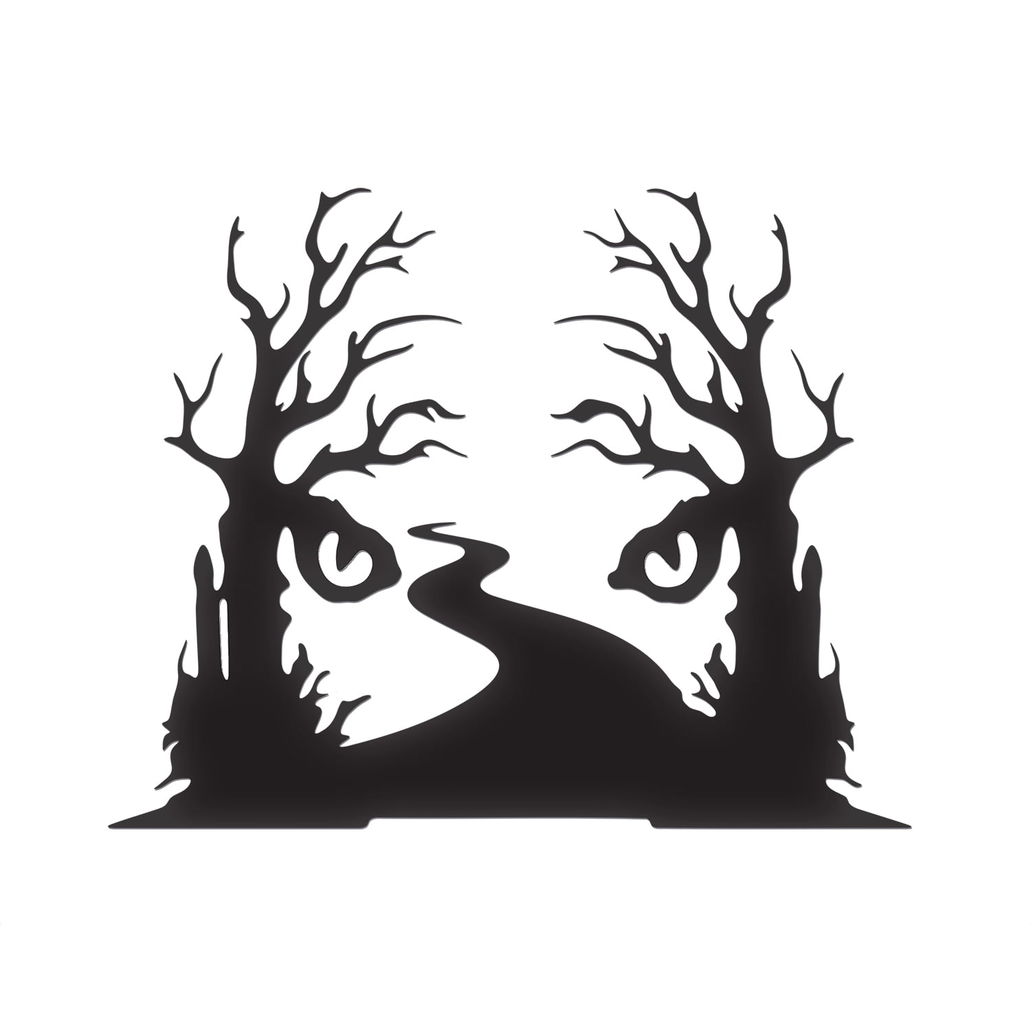 (2 Pcs, Black, 8.8'' X 7'') Transparent Adhesive Decal Sticker Of ...