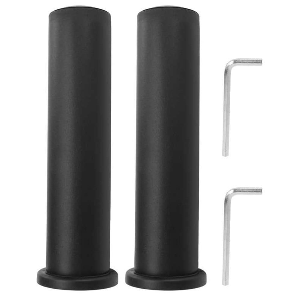 2 Pcs Black Barbell Bar Adapter Sleeve Convert 25mm to 50mm Adapter ...