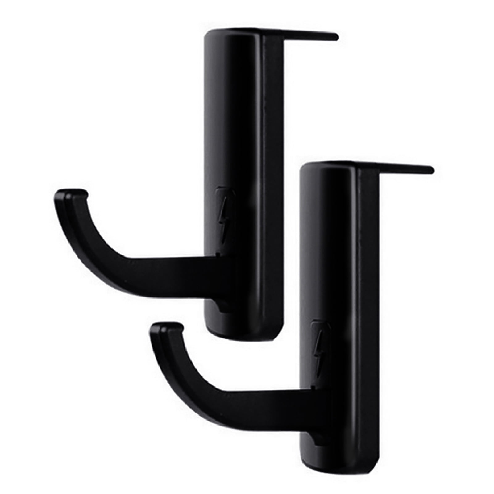 2 Pcs Black Headphone Headset Hanger Universal Headphones Headset ...