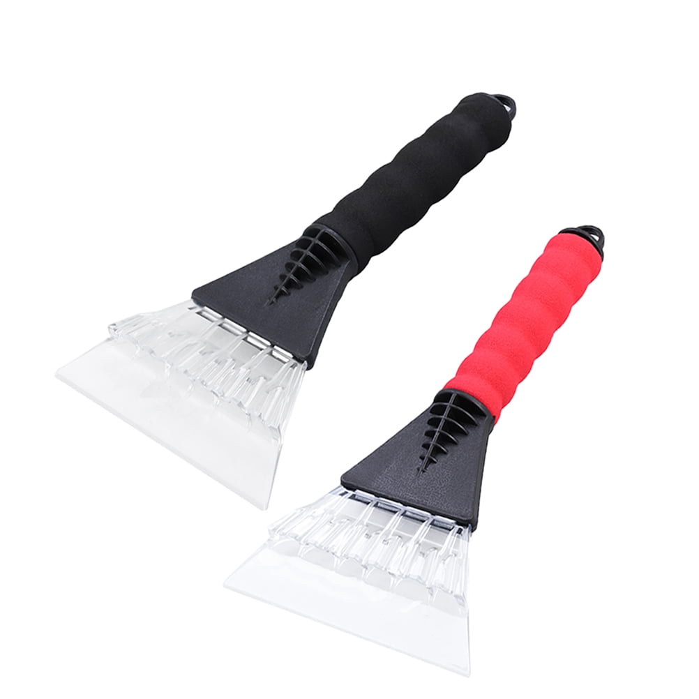 2 Pcs Black and Red Snow Shovel Car Snow Scraper Ice Cleaner Snow ...