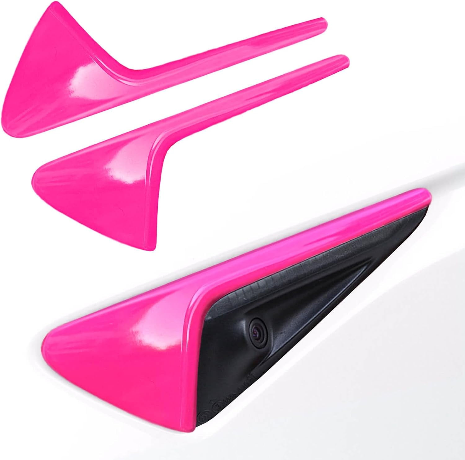 2 Pcs Blind Spot Side Camera Covers for Tesla HW4.0, Compatible with ...