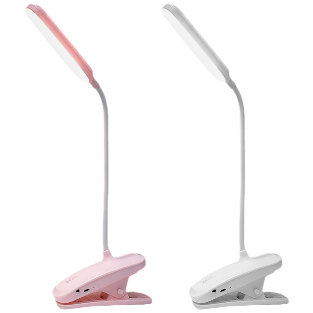 2 Pcs Book Light Dimmable Kids Night Lamp Desk Aesthetic Stand LED ...