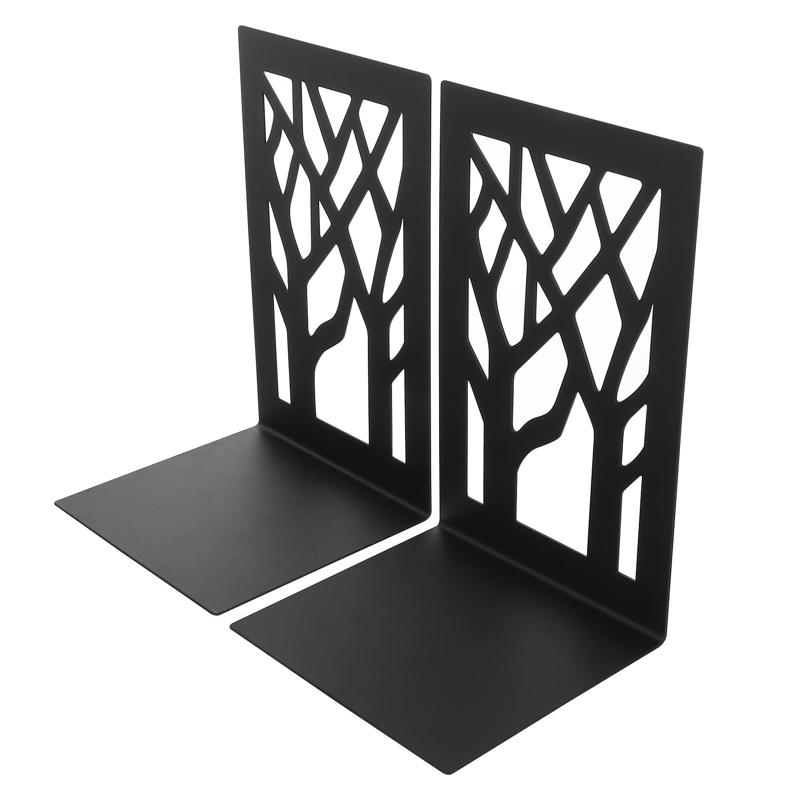 2 Pcs Book Stand Holders Bookend Bookshelf Decor Supports Office ...