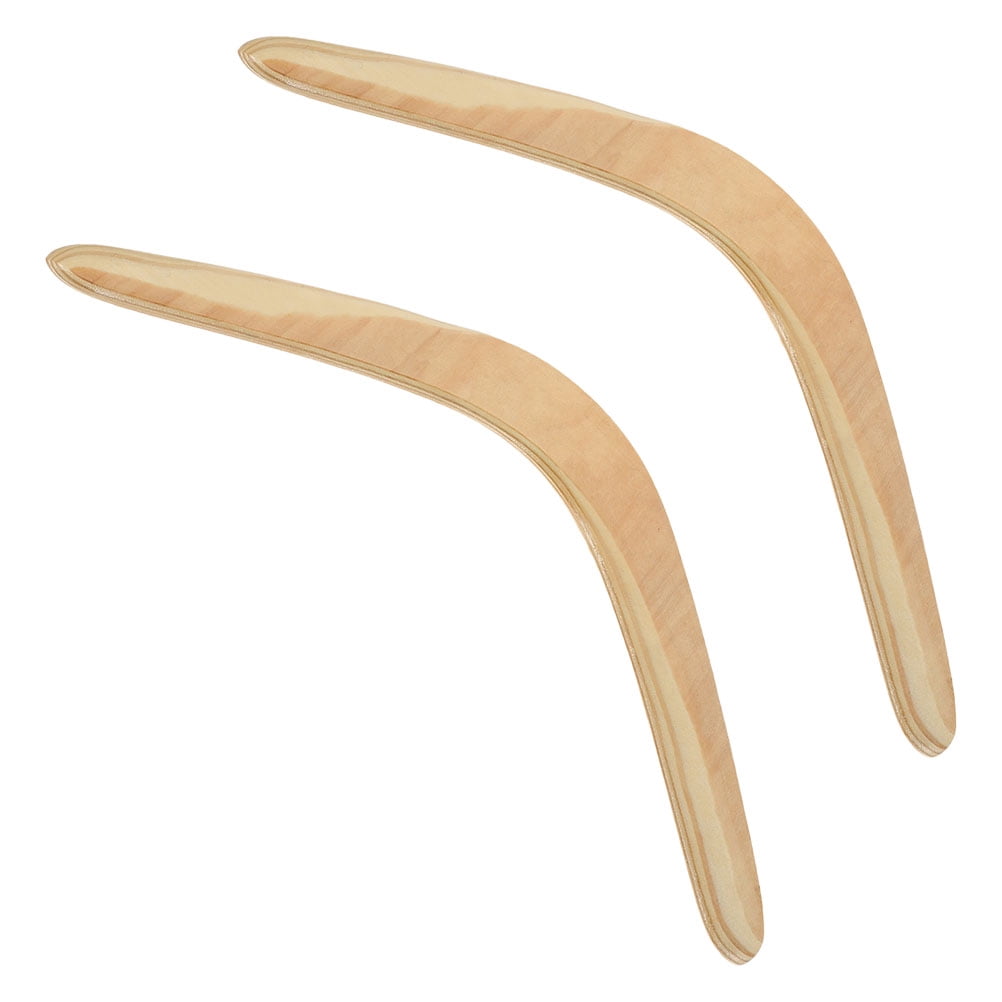 ifundom Boomerangs for Kids Flying Disc Toy Wooden V Shape Simple ...