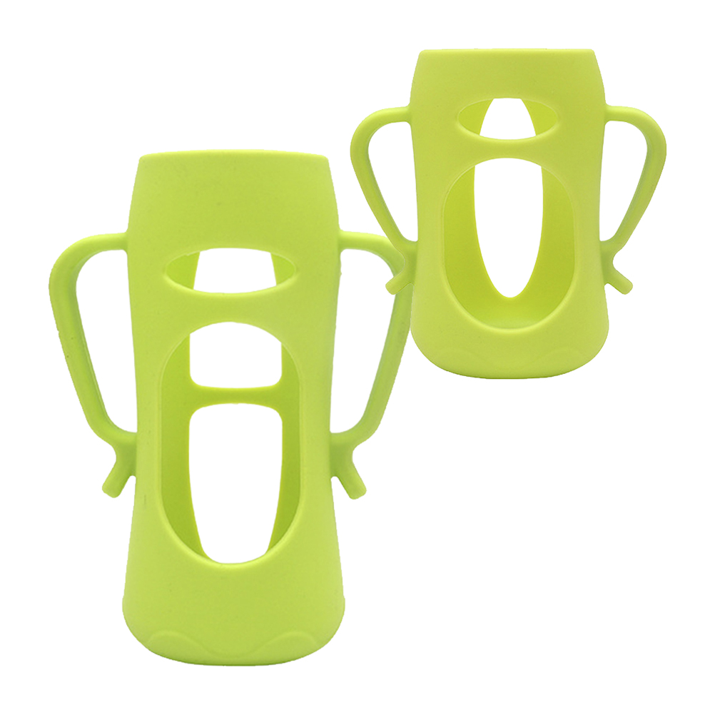 2 Count Bottle Protection Cover Baby Feeder Sleeve Breastfeeding Fuzzy ...