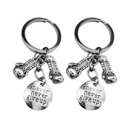 Compact Key Chain Organizer With Leather Strap, Smart Key Ring Holds 8 ...