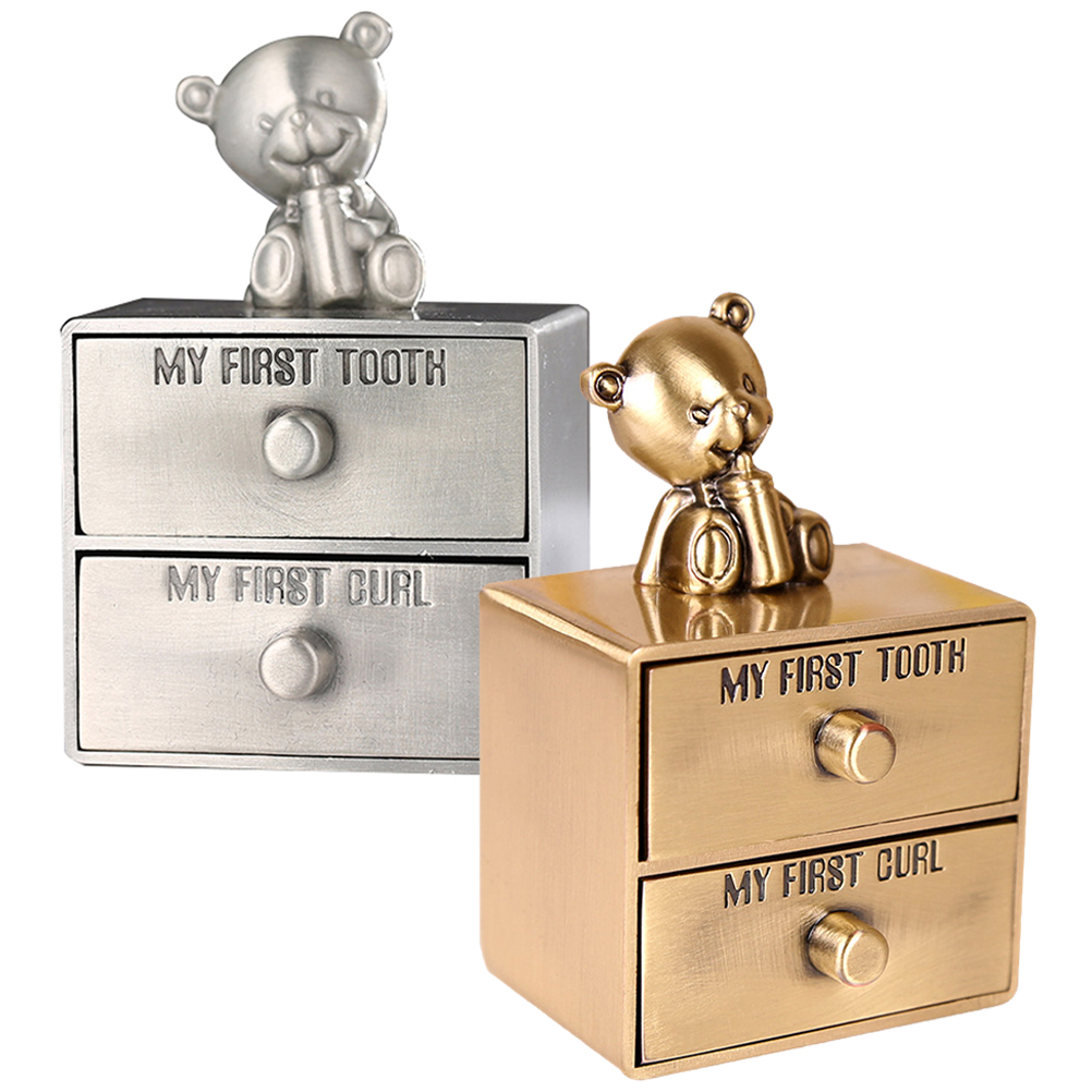 2 Pcs Boy Tooth Storage Box for Boys and Girls Jewelry Container Baby ...