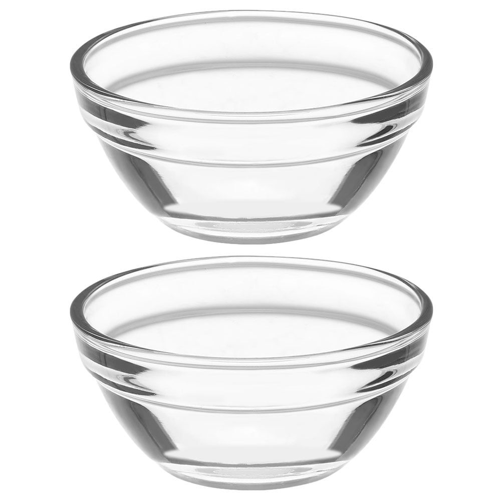 2 Pcs Bozai Cake Bowl Desert Small Glass Bowls Stackable Trifle Dessert ...