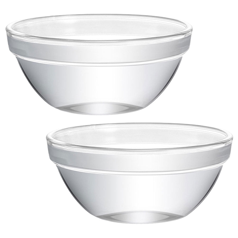 2 Pcs Bozai Cake Bowl Preparing Glass Bowls Small High Temperature ...