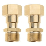 2 Pcs Brass High Pressure Washer Adapter M22 14mm Pressure Washer ...