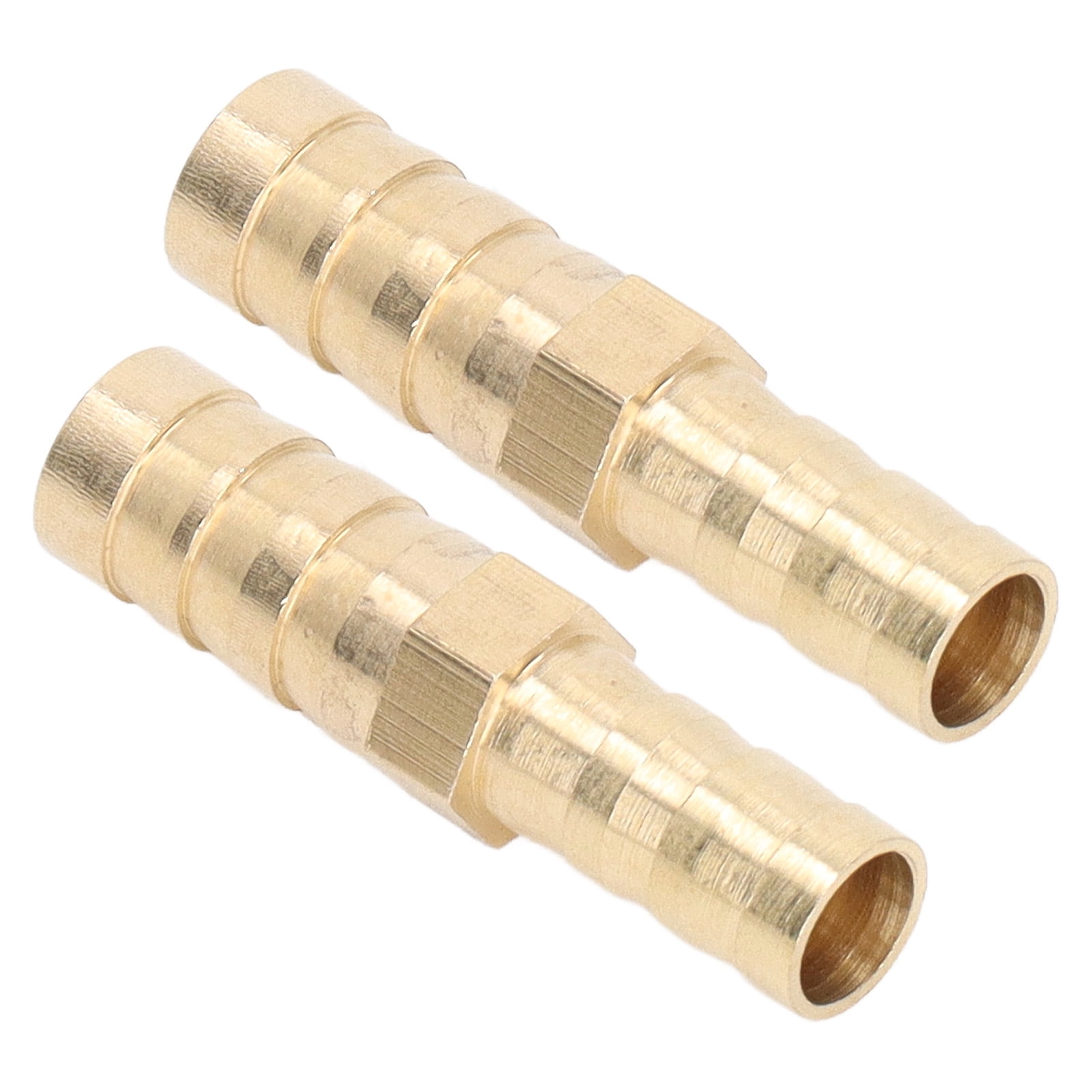 2 Pcs Brass Hose Barb Reducer Connector 10mm3/8in To 8mm5/16in Hex ...