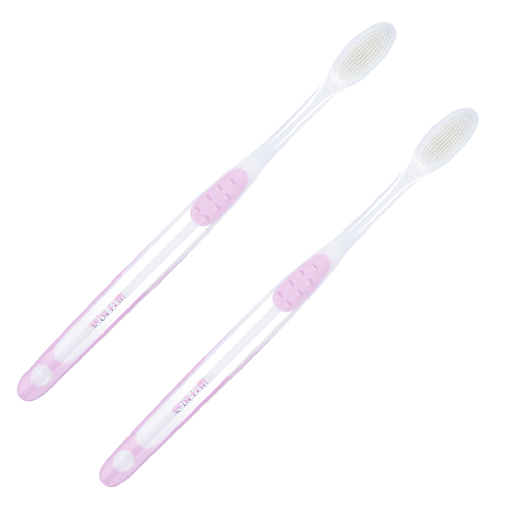 2 Pcs Bristles Toothbrush Confinement Pink Toothbrushes Child - Walmart.com