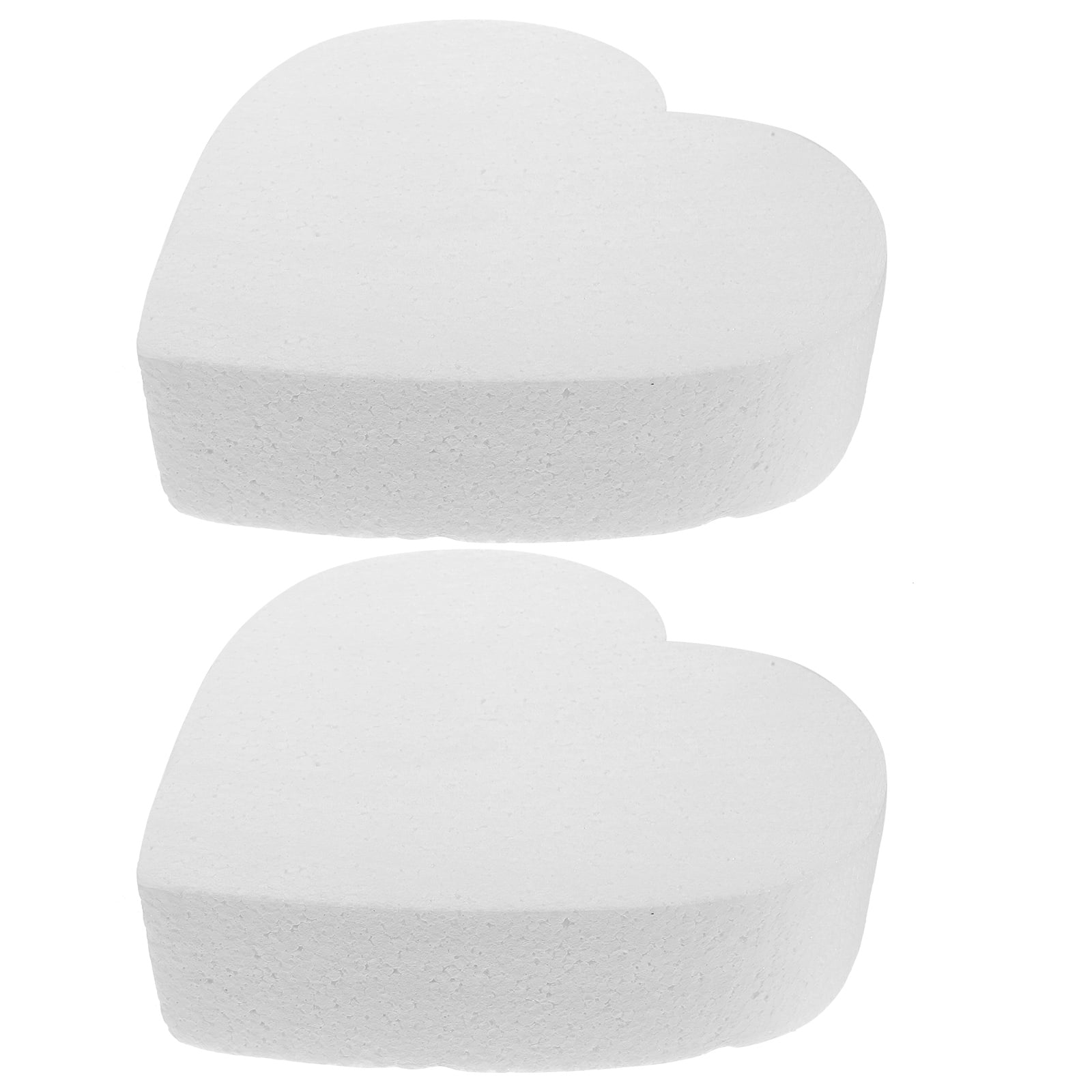 2pcs Heart Shaped Cake Models, Wedding Dummy Practice Molds, Photo ...
