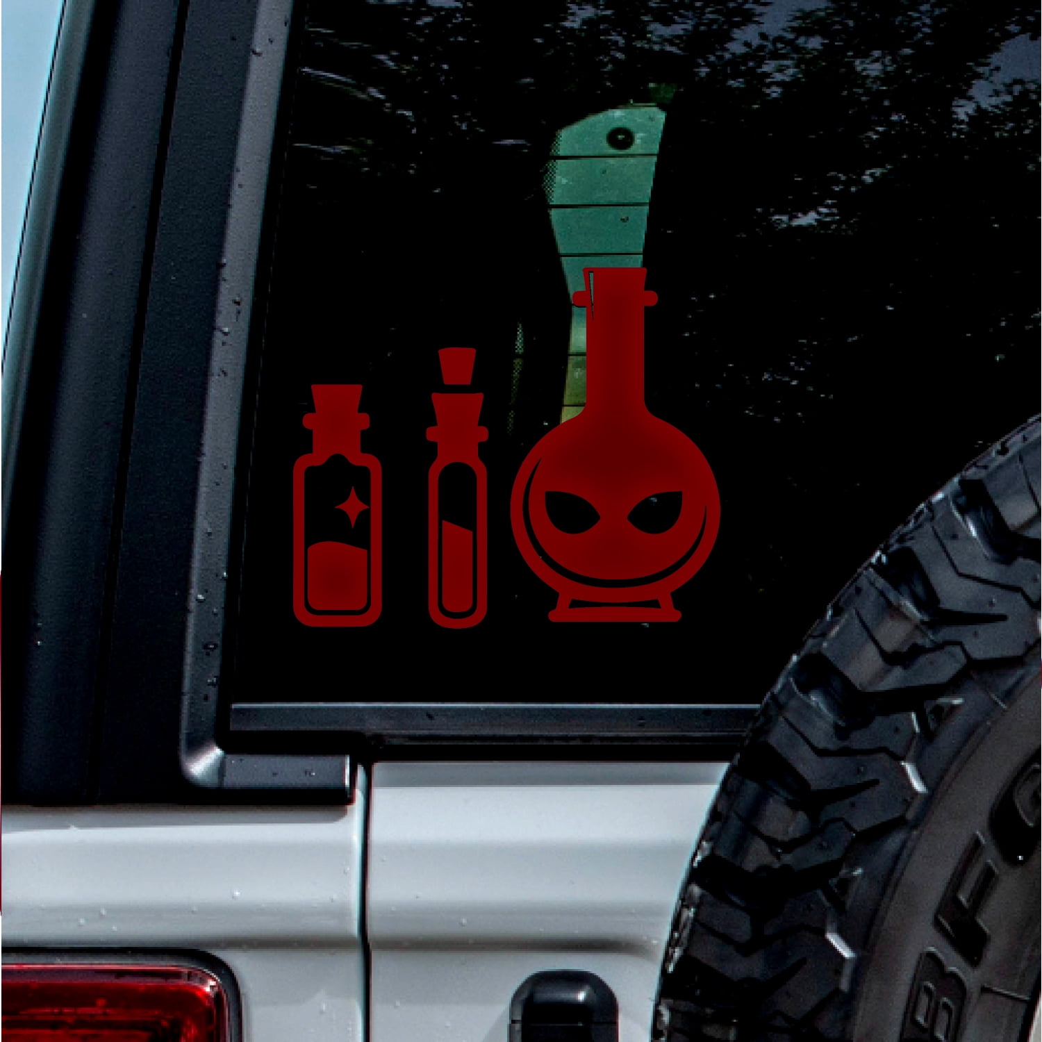 (2 Pcs, Burgundy, 3.3'' X 2.8'') Transparent Adhesive Decal Sticker Of ...