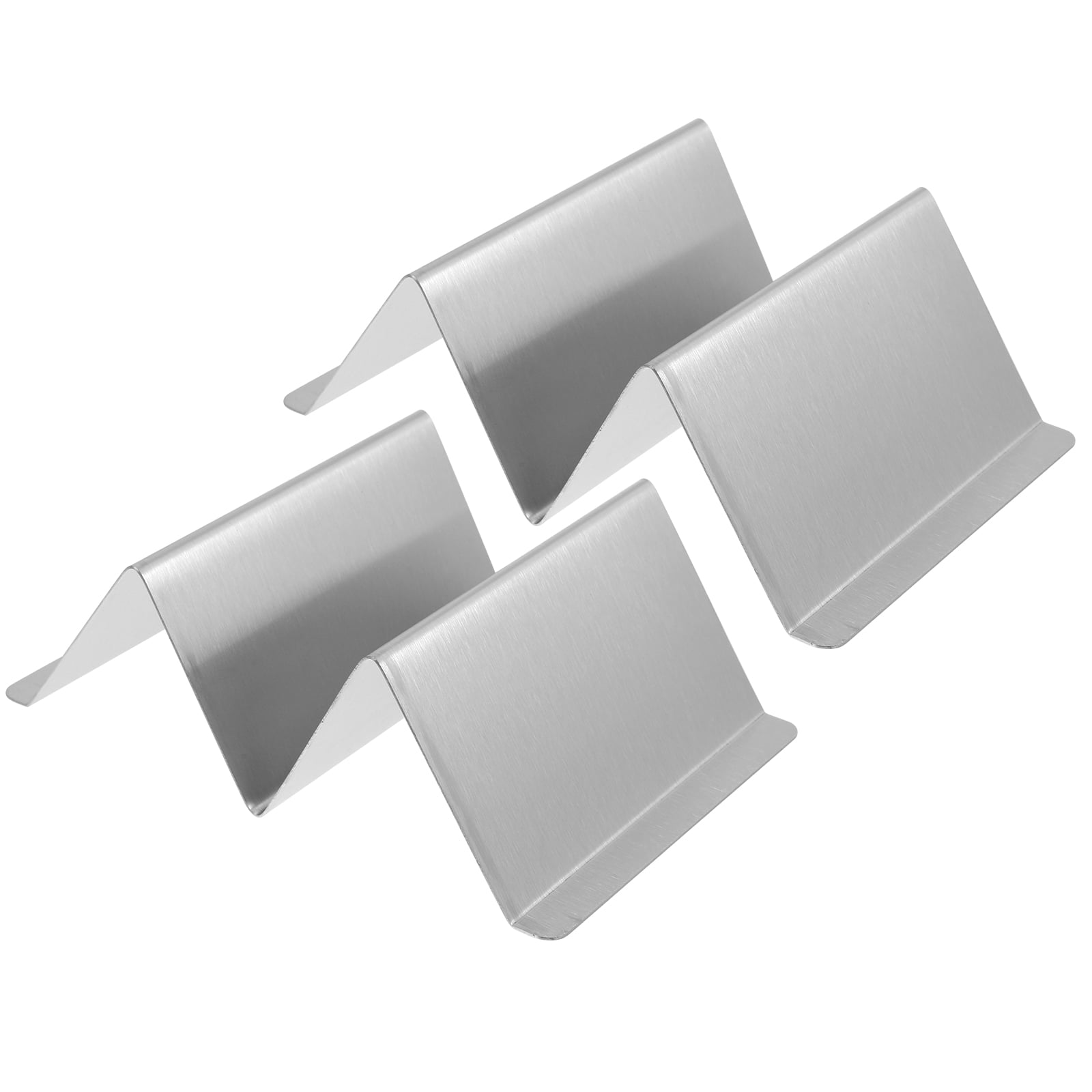 2 Pcs Burrito Stands Stainless Steel Taco Holders Display Racks (Silver ...