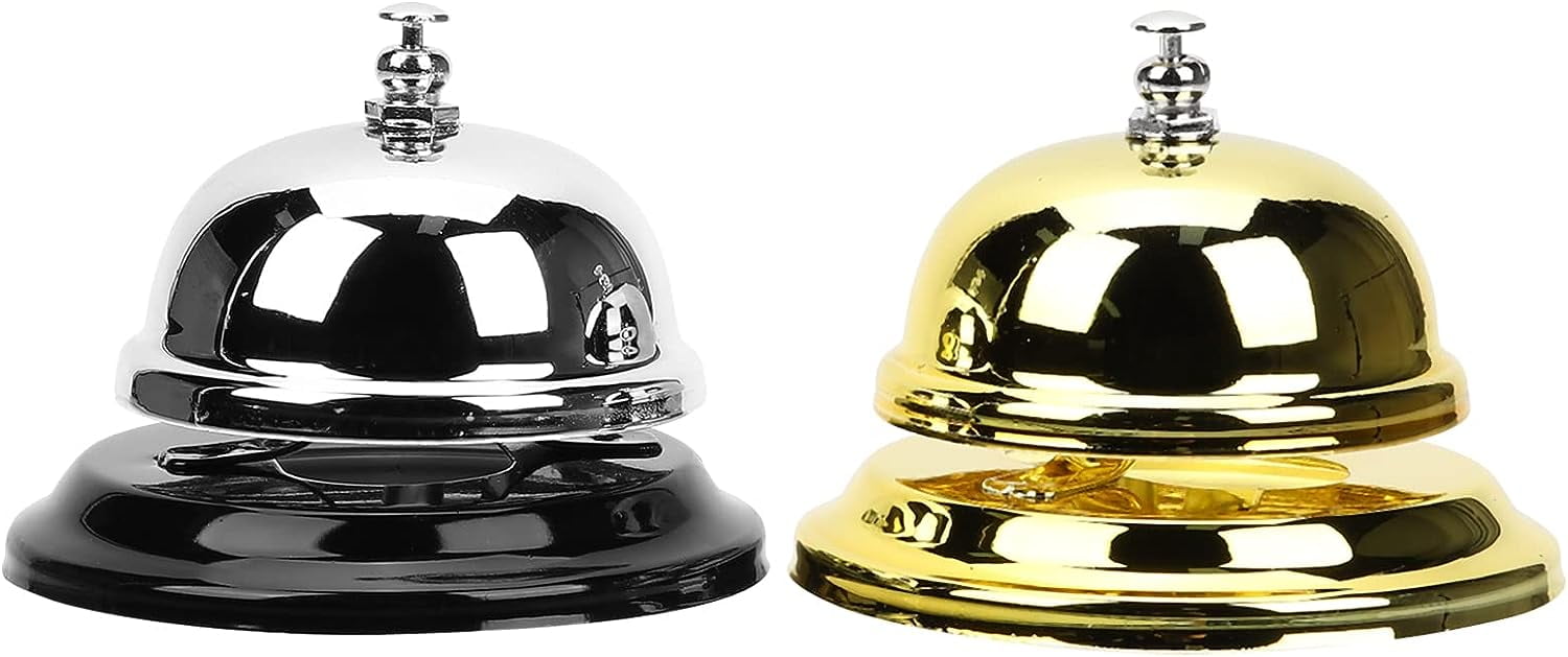 2 Pcs Call Bell Service Bell Metal Bell Call Bell Classroom Bell for ...