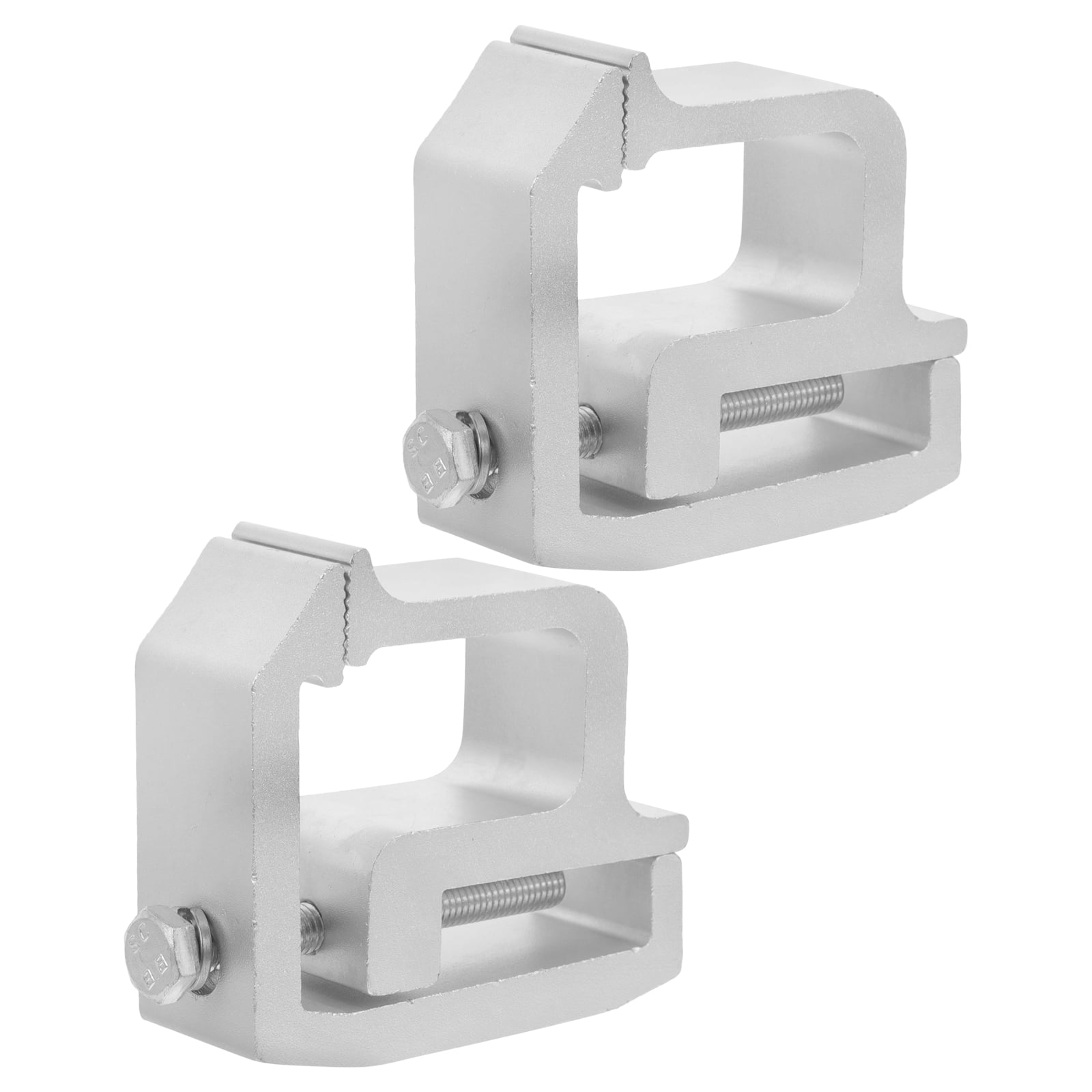 2 Pcs Camper Installation Clamp Ladder Rack Clamps for Truck Silver ...