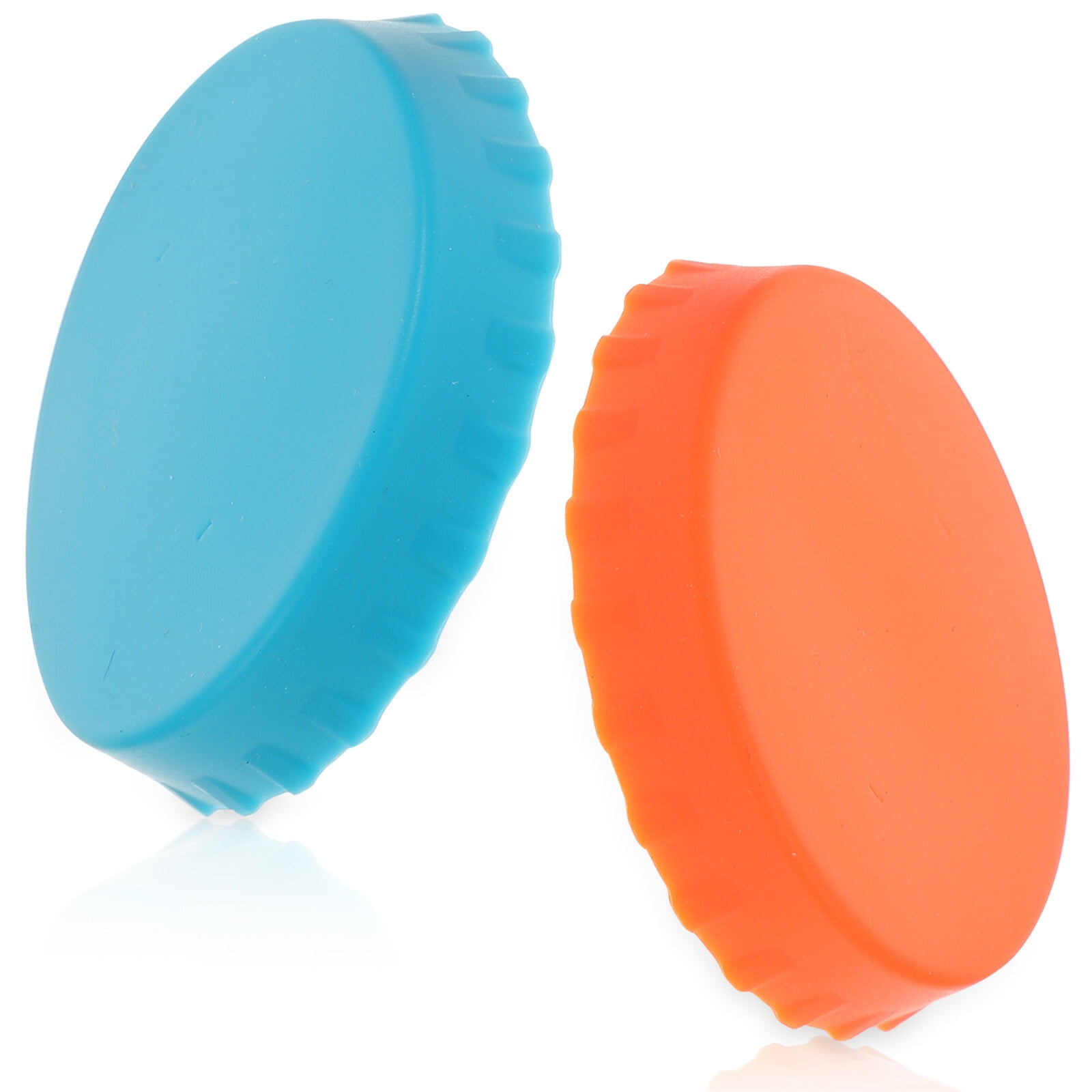 2 Pcs Can Sealing Lid Seltzer Water Silicone Beer Lids Covers Topper ...