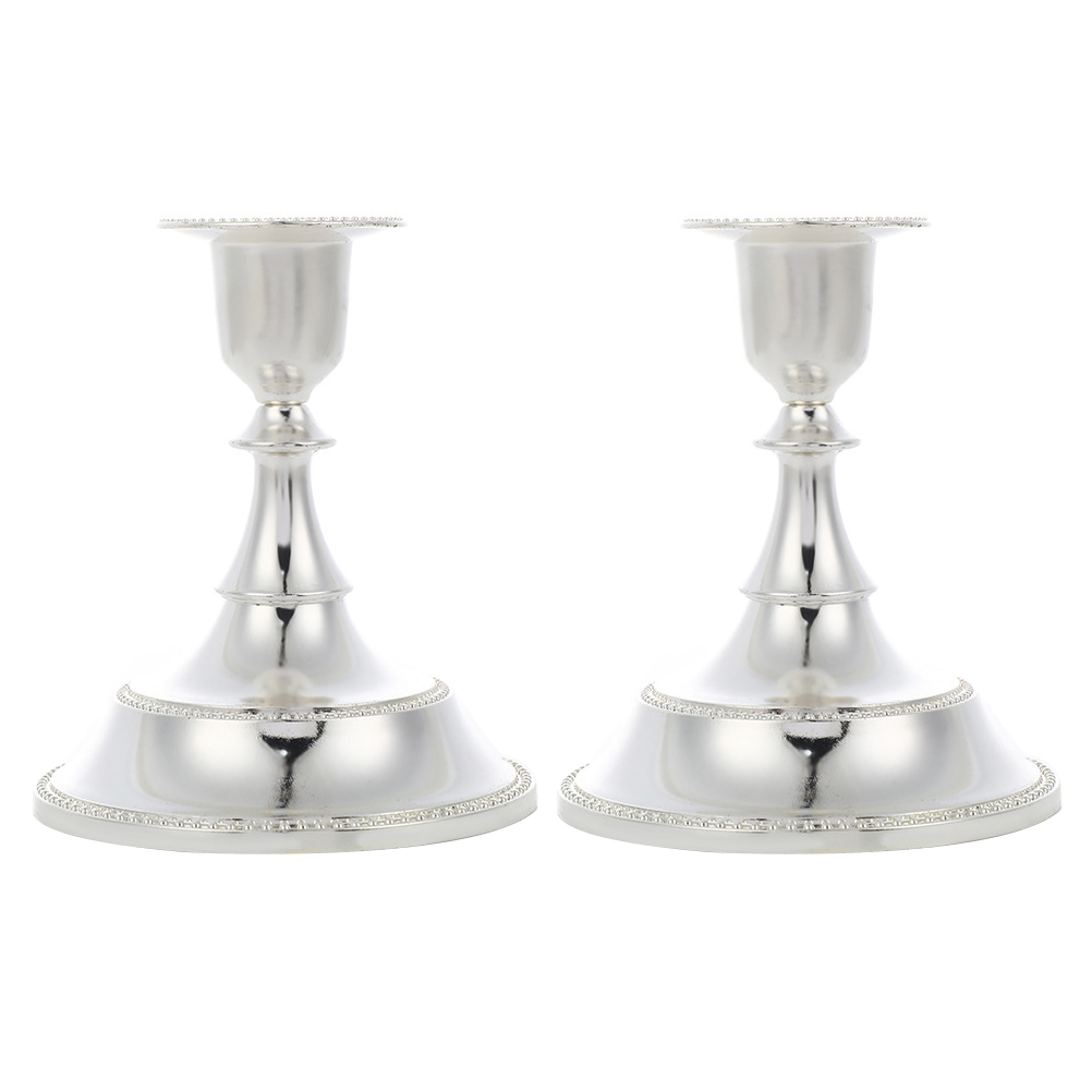 2 Pcs Candle Stick Candlestick Dinner Party Banquet - Walmart.com