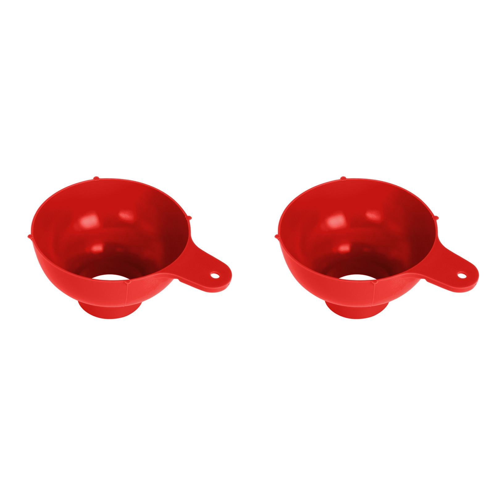 2 Pcs Canning Funnel for Kitchen Use, Wide Mouth Funnel for Mason Jars ...