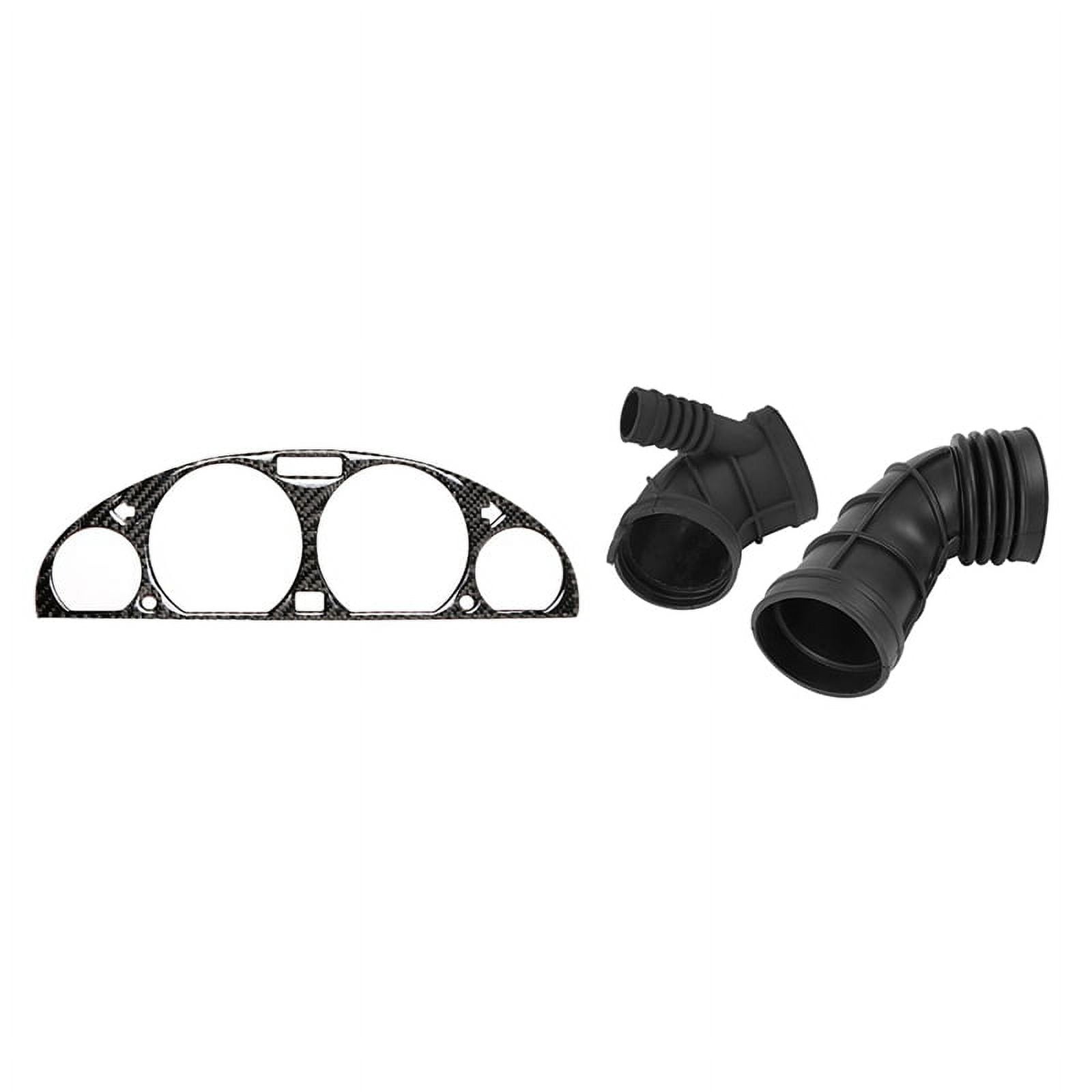 2 Pcs Car Air Intake Pipe Hose & 1 Pcs Internal Panel Decorative Frame ...