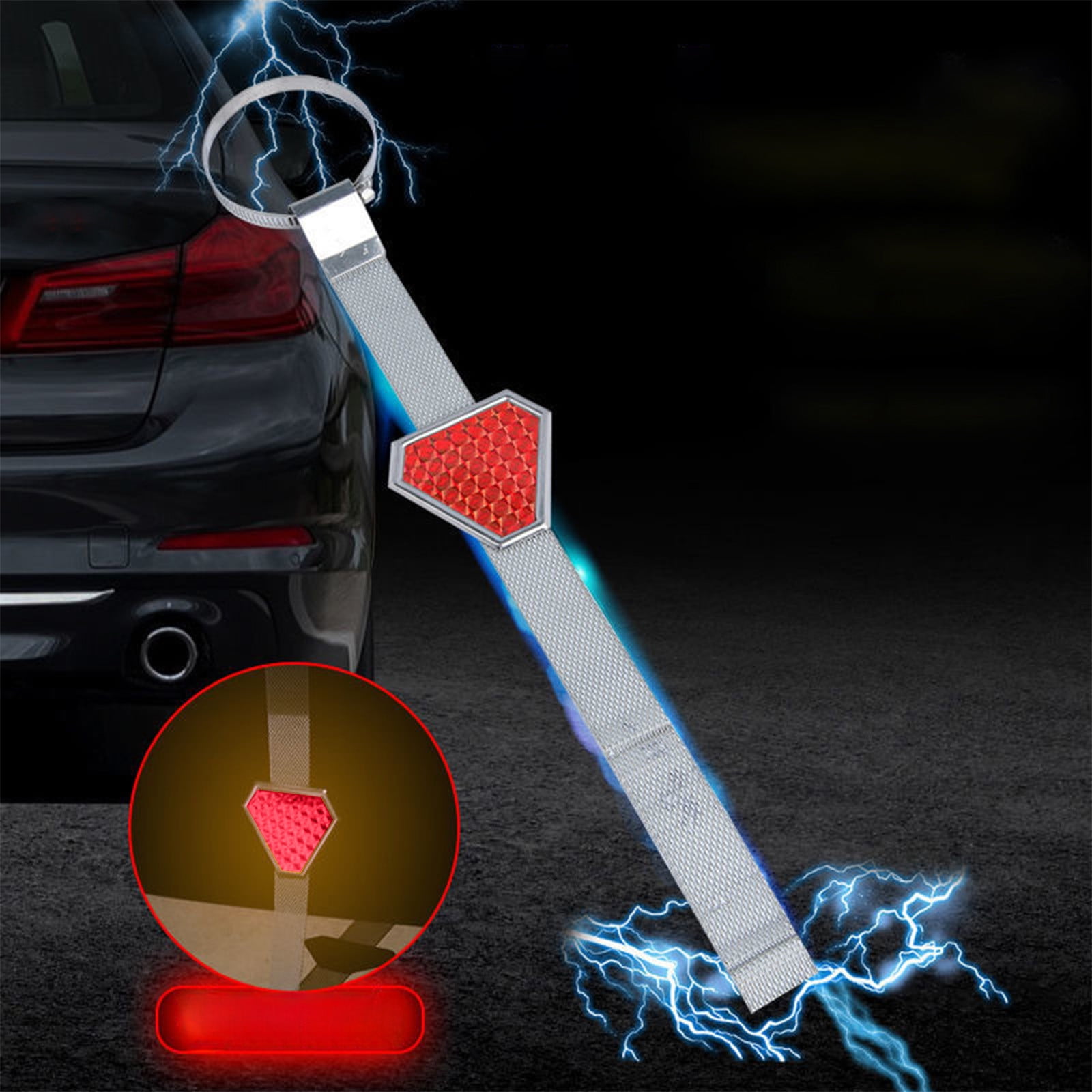 2 Pcs Car Anti Static Strap, 0.98*17.91 Inch Ground Wire Strap Car ...