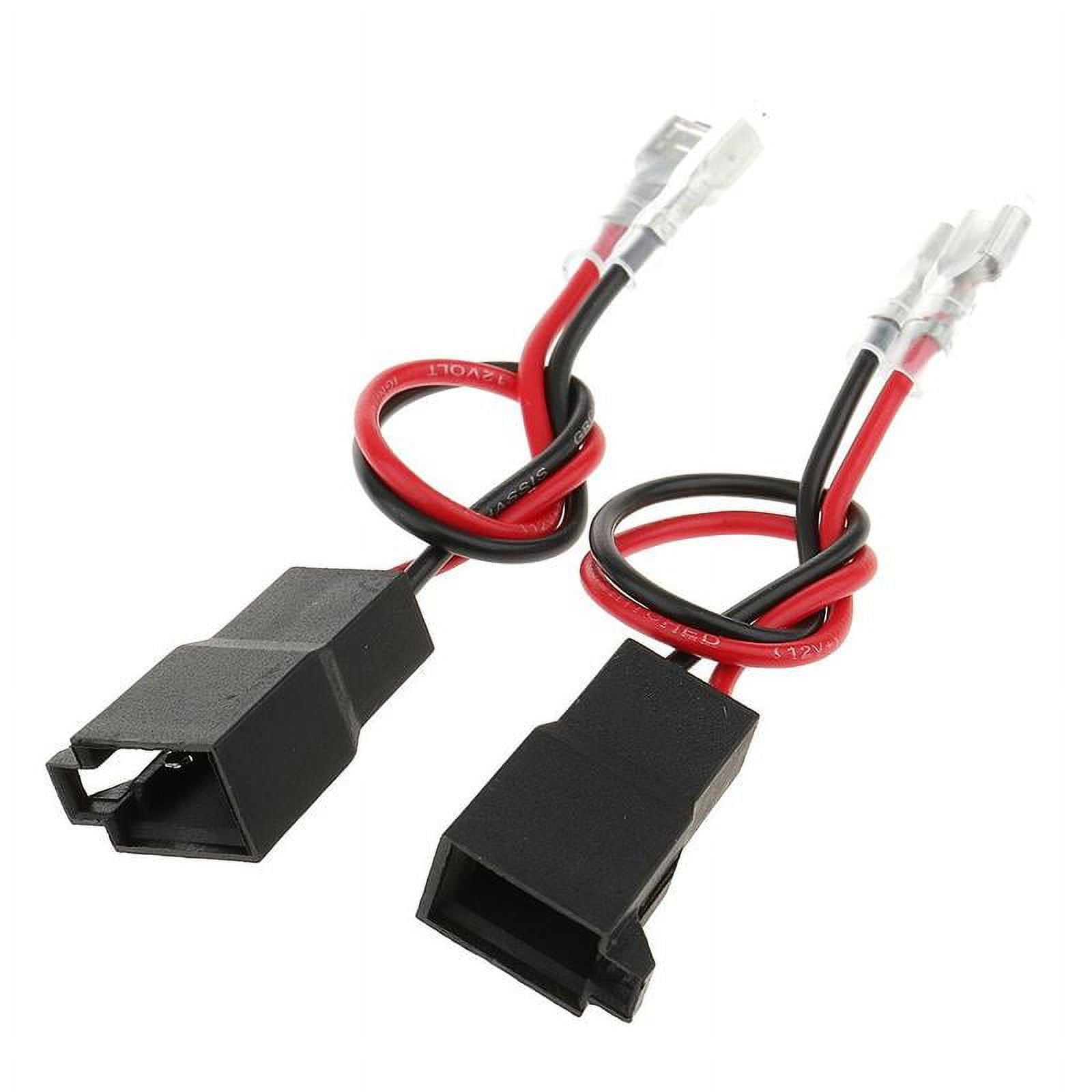 2 Pcs Car Audio Speaker Wiring Harness Adapter Connector PC2-805 for Audi for vw Etc ABS Plastic ...