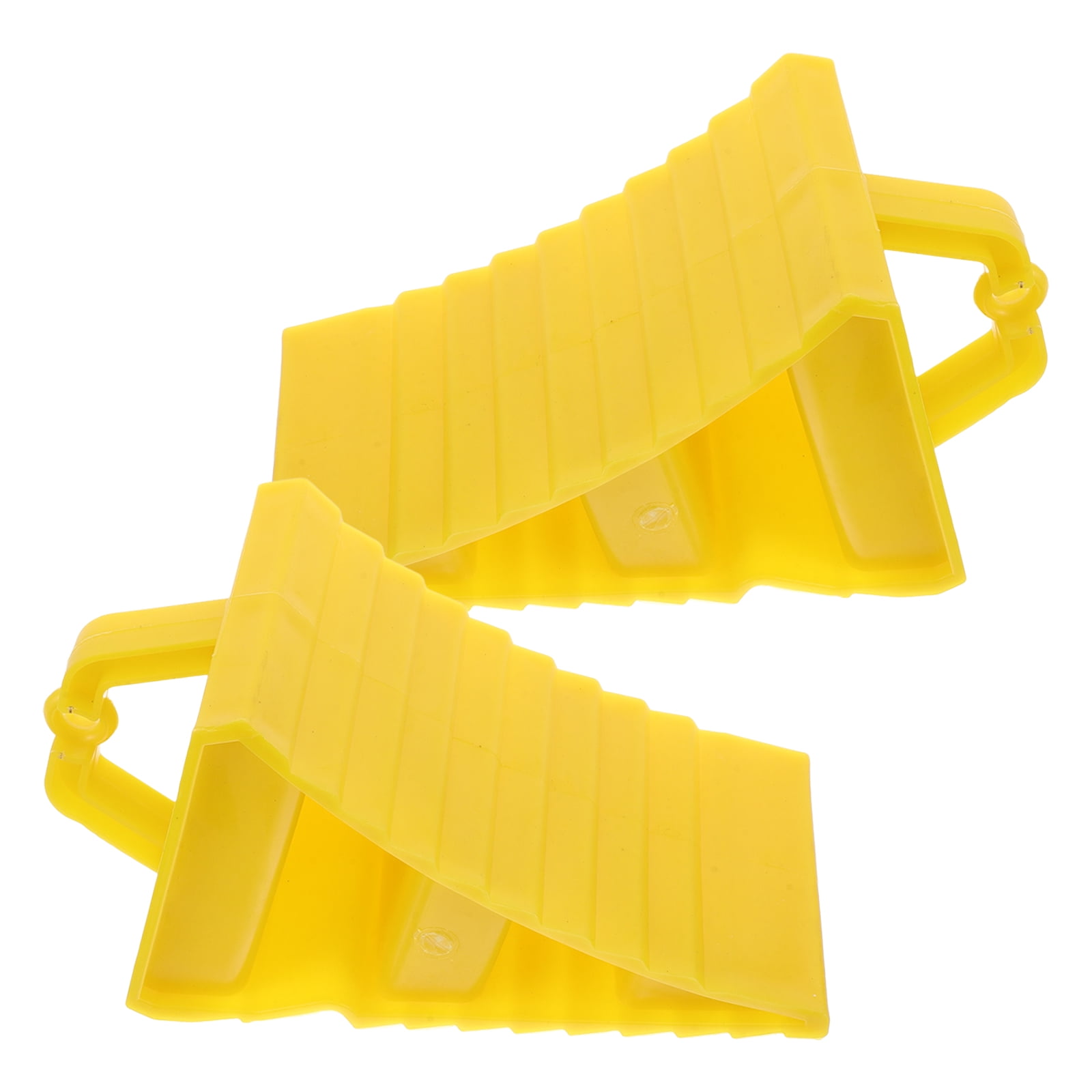 2 Pcs Car Backstop Tire Straw Trailer Wheels Portable Type Seat Travel ...