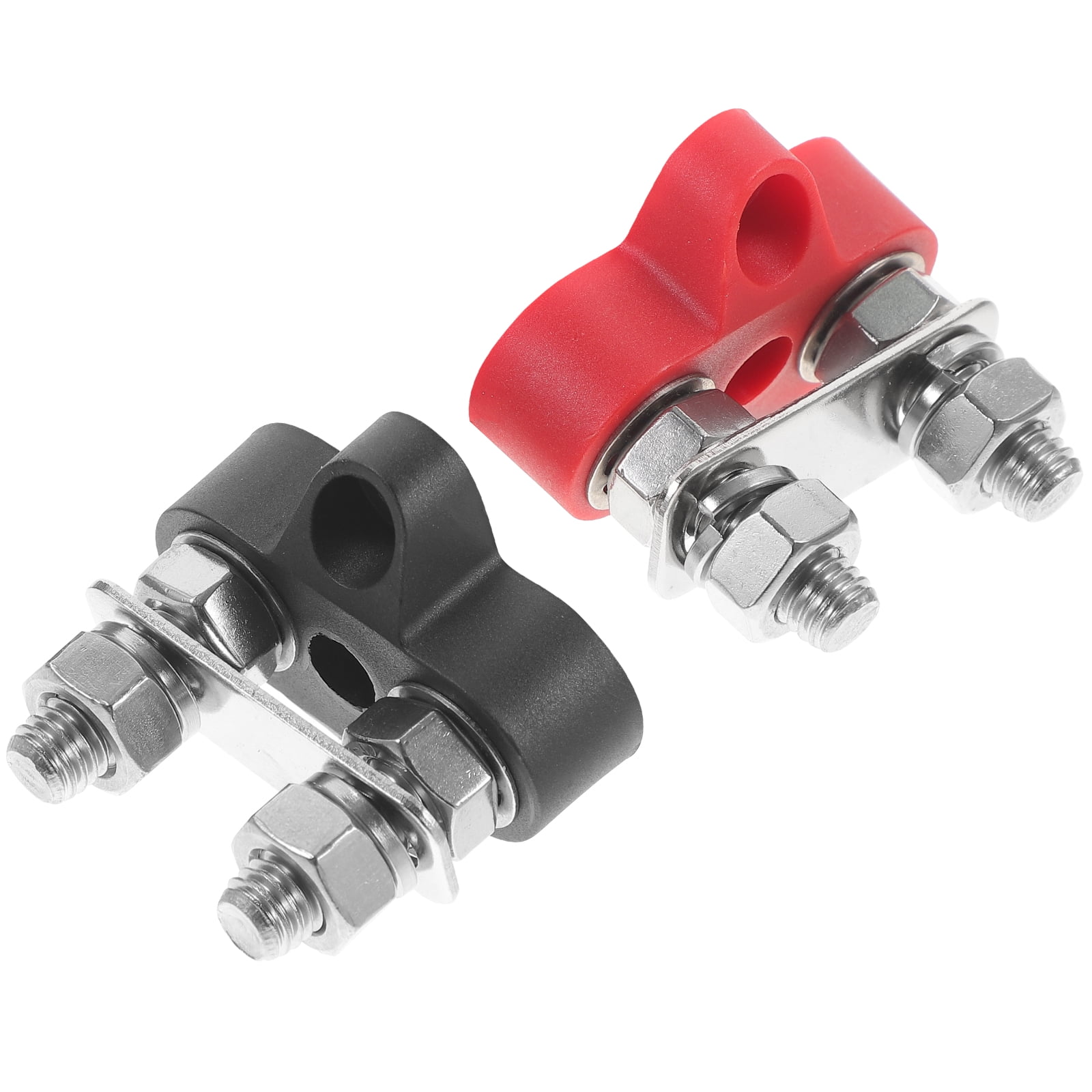 2 Pcs Car Battery Terminals Stainless Steel Rv Accessories Motorhome ...