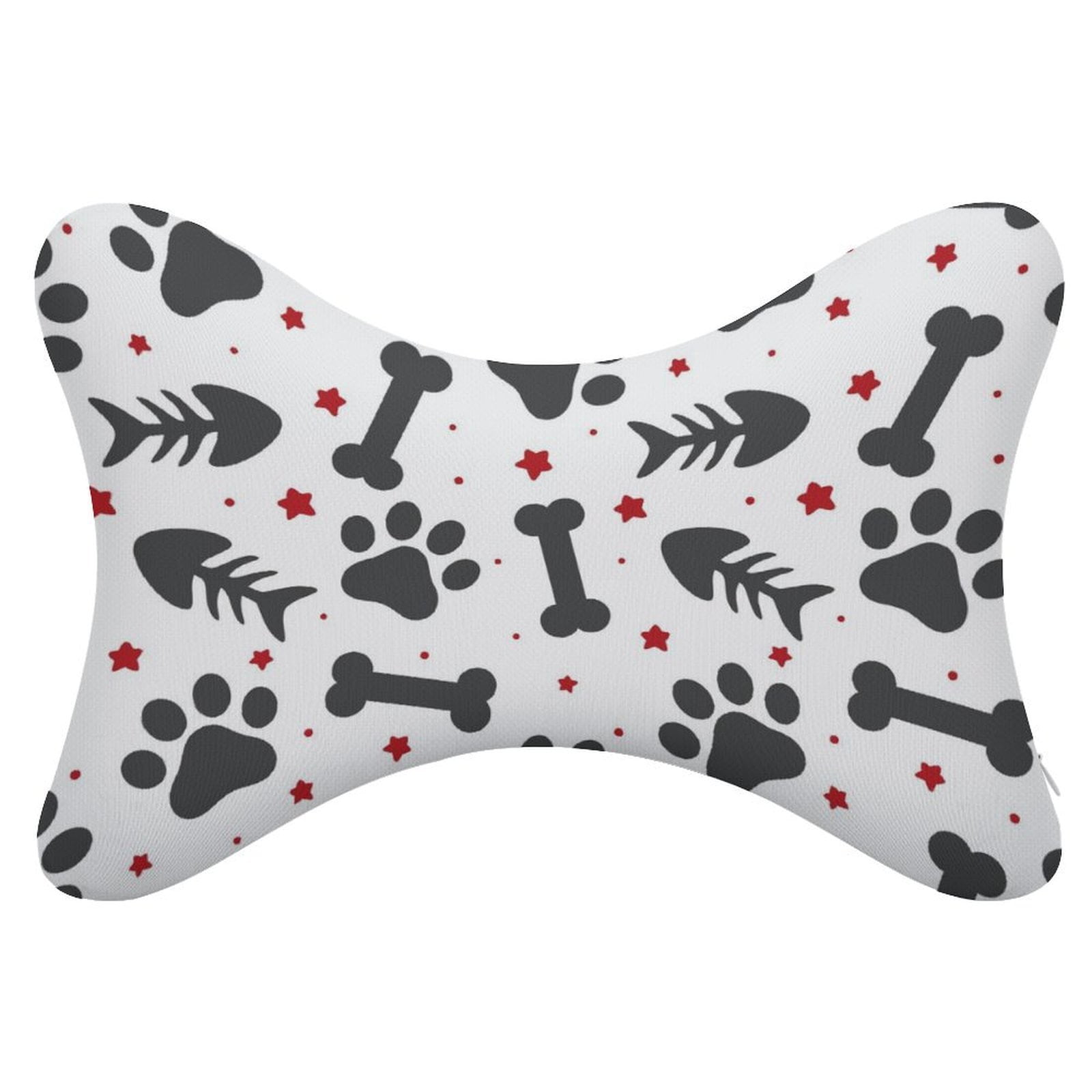 2 Pcs Car Bone Pillow 11×7.9×3.5in With Pillow Core With Zipper ...
