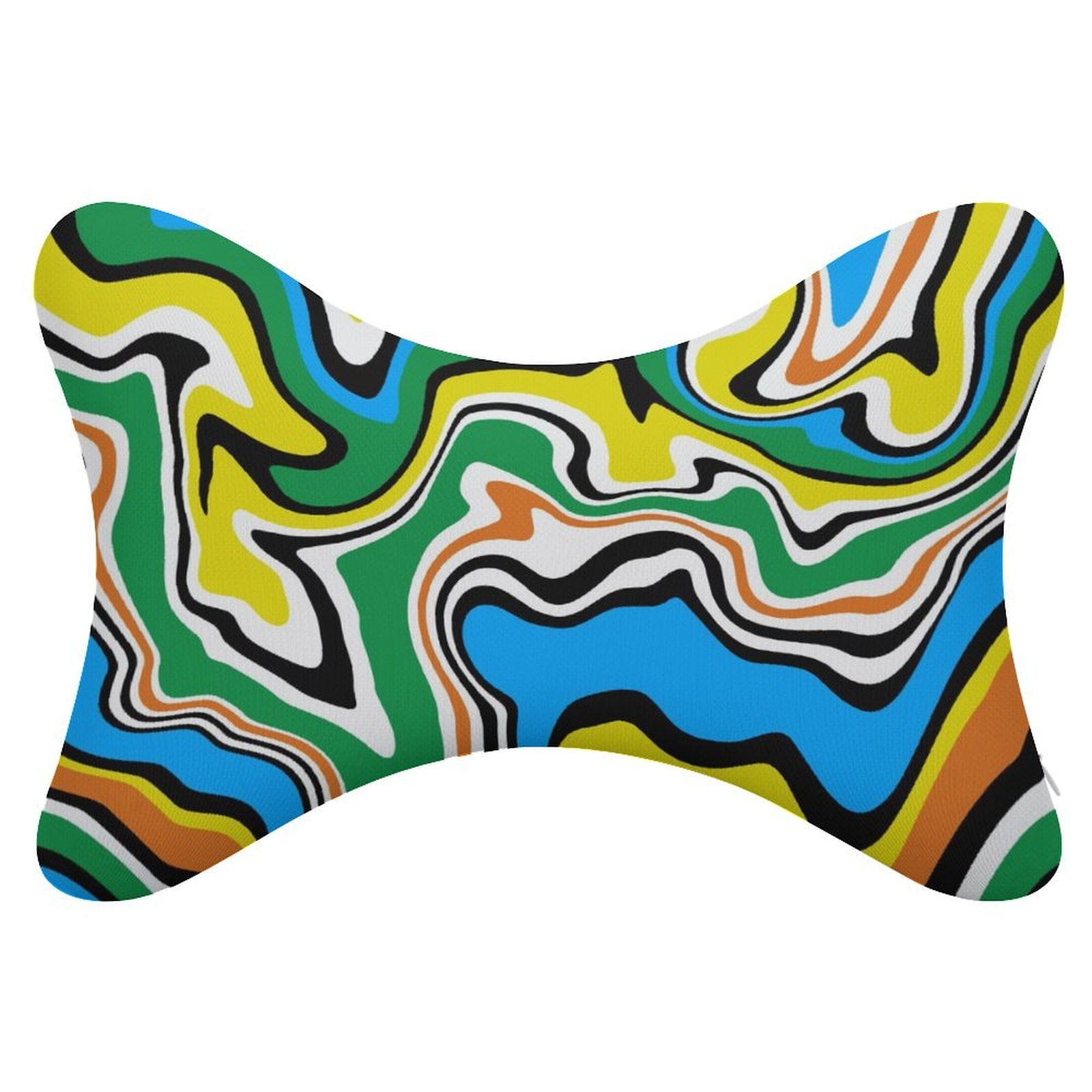 2 Pcs Car Bone Pillow 11×7.9×3.5in With Pillow Core With Zipper ...