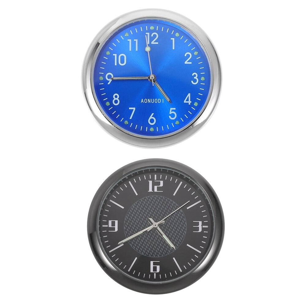 2 Pcs Car Clock Vent Clocks Automobile Digital Automotive Office ...
