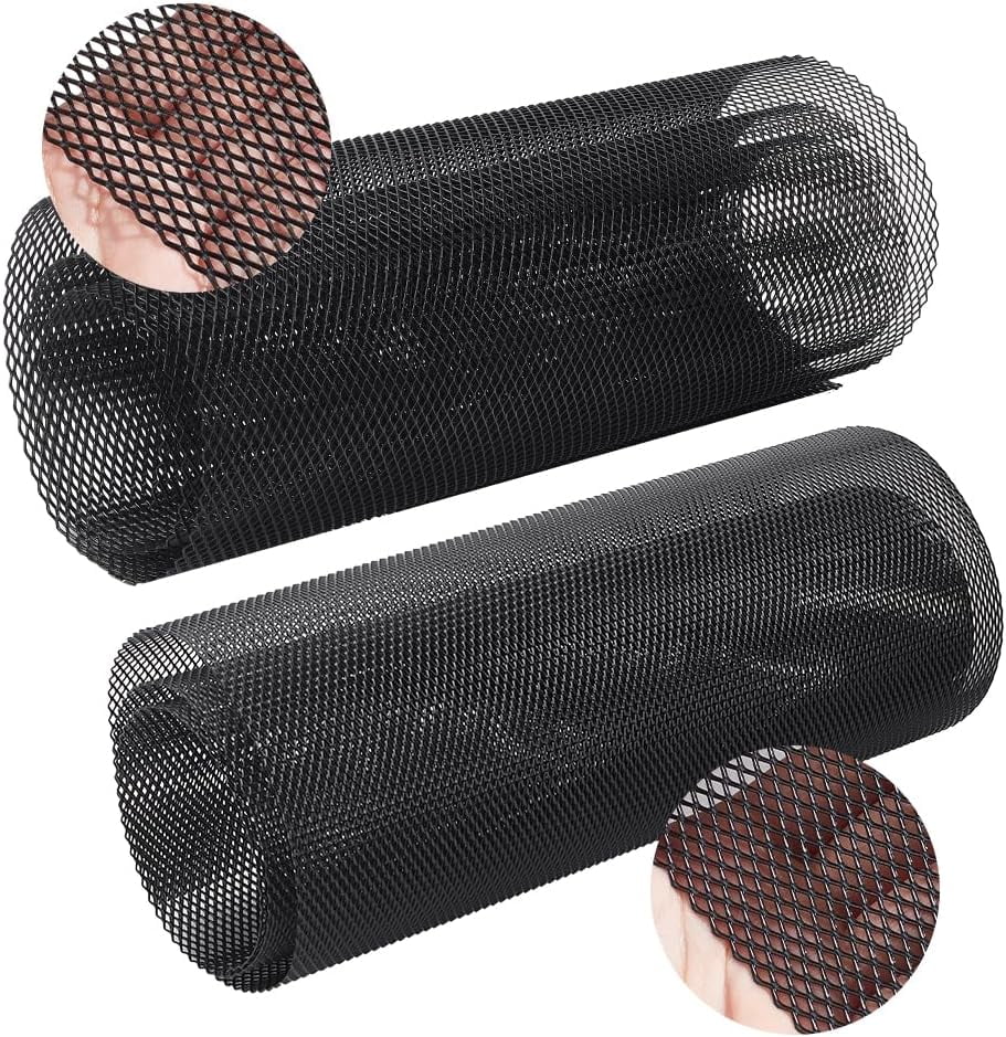 2 Pcs Car Grill Mesh 1.09 Yardsx12.99 Inch Automotive Grille Insert ...